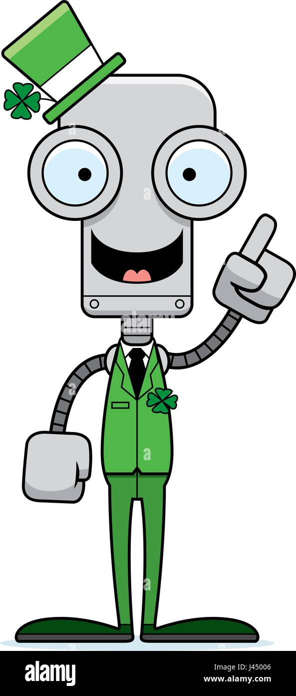 A cartoon Irish robot with an idea Stock Vector Image & Art - Alamy