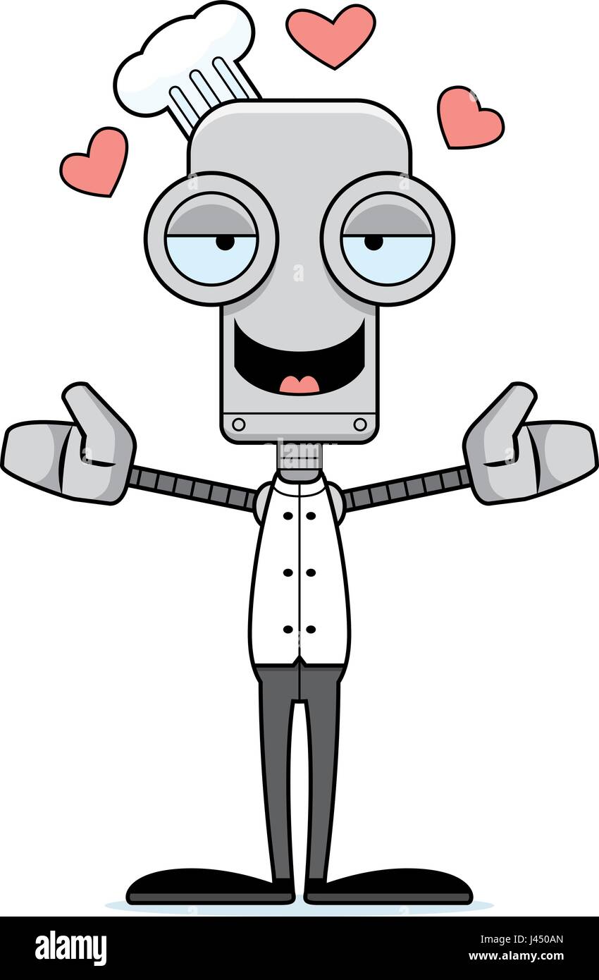 A cartoon chef robot ready to give a hug Stock Vector Image & Art - Alamy