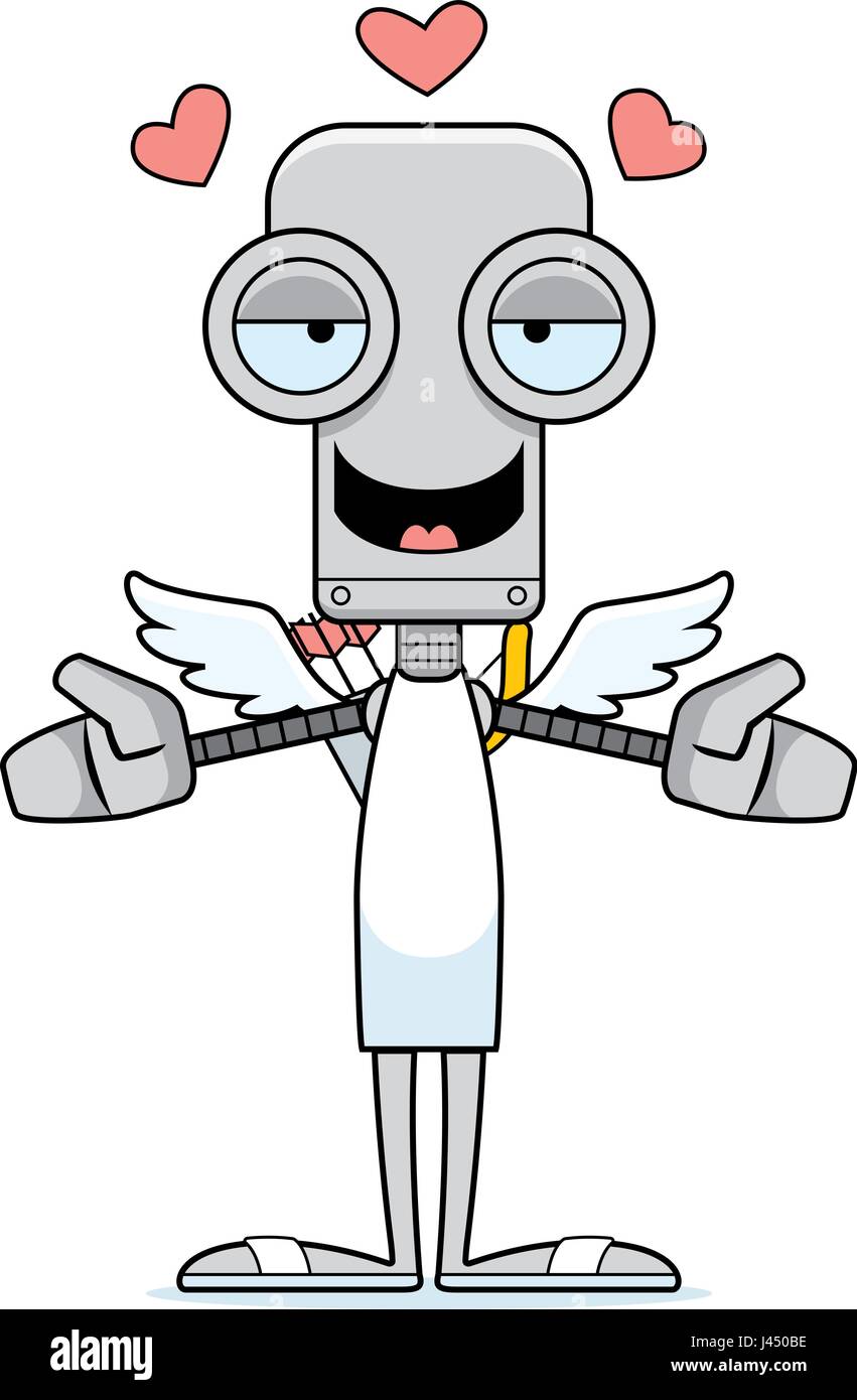 A cartoon cupid robot ready to give a hug Stock Vector Image & Art - Alamy