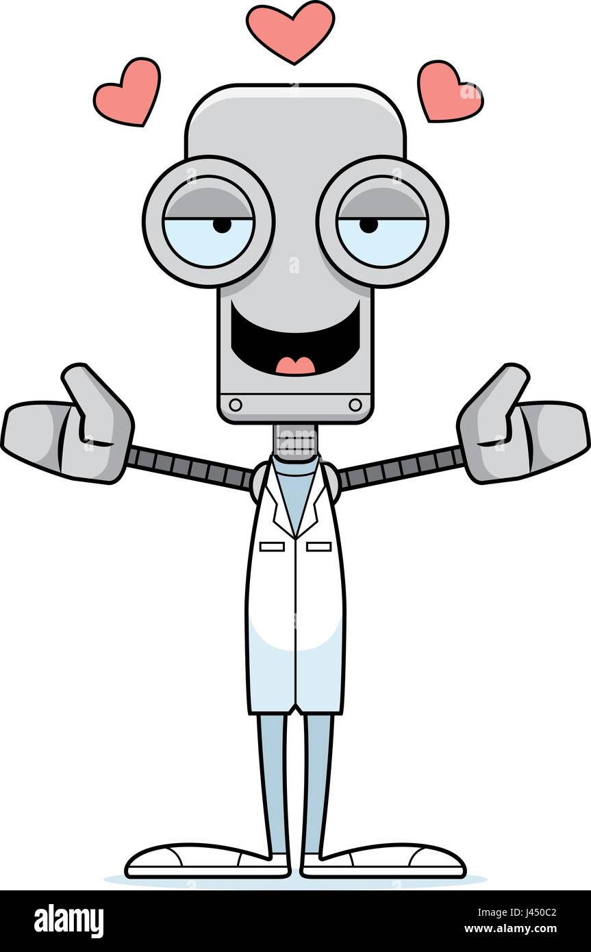 A cartoon doctor robot ready to give a hug Stock Vector Image & Art - Alamy