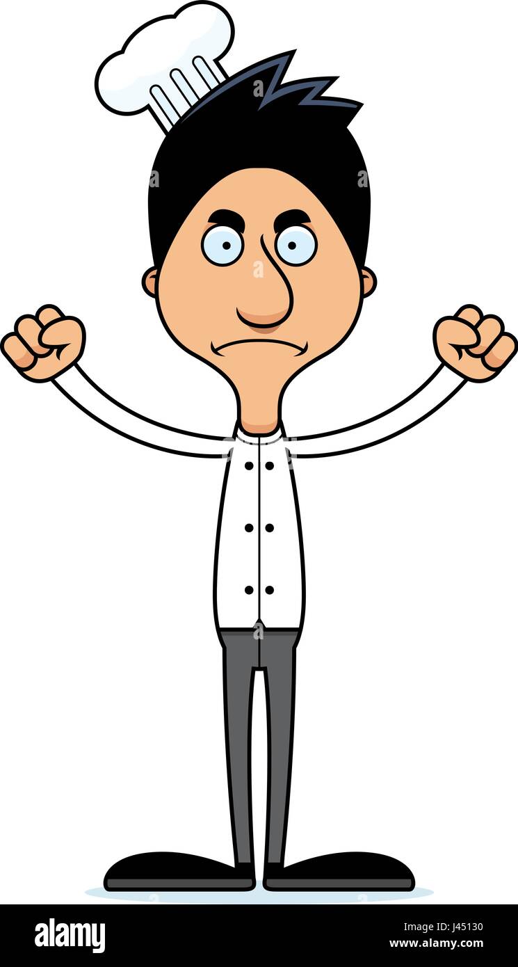 A cartoon chef man looking angry Stock Vector Image & Art - Alamy