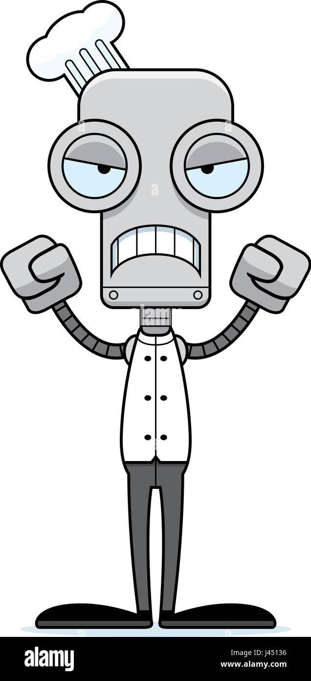 Robot chef Stock Vector Images - Alamy