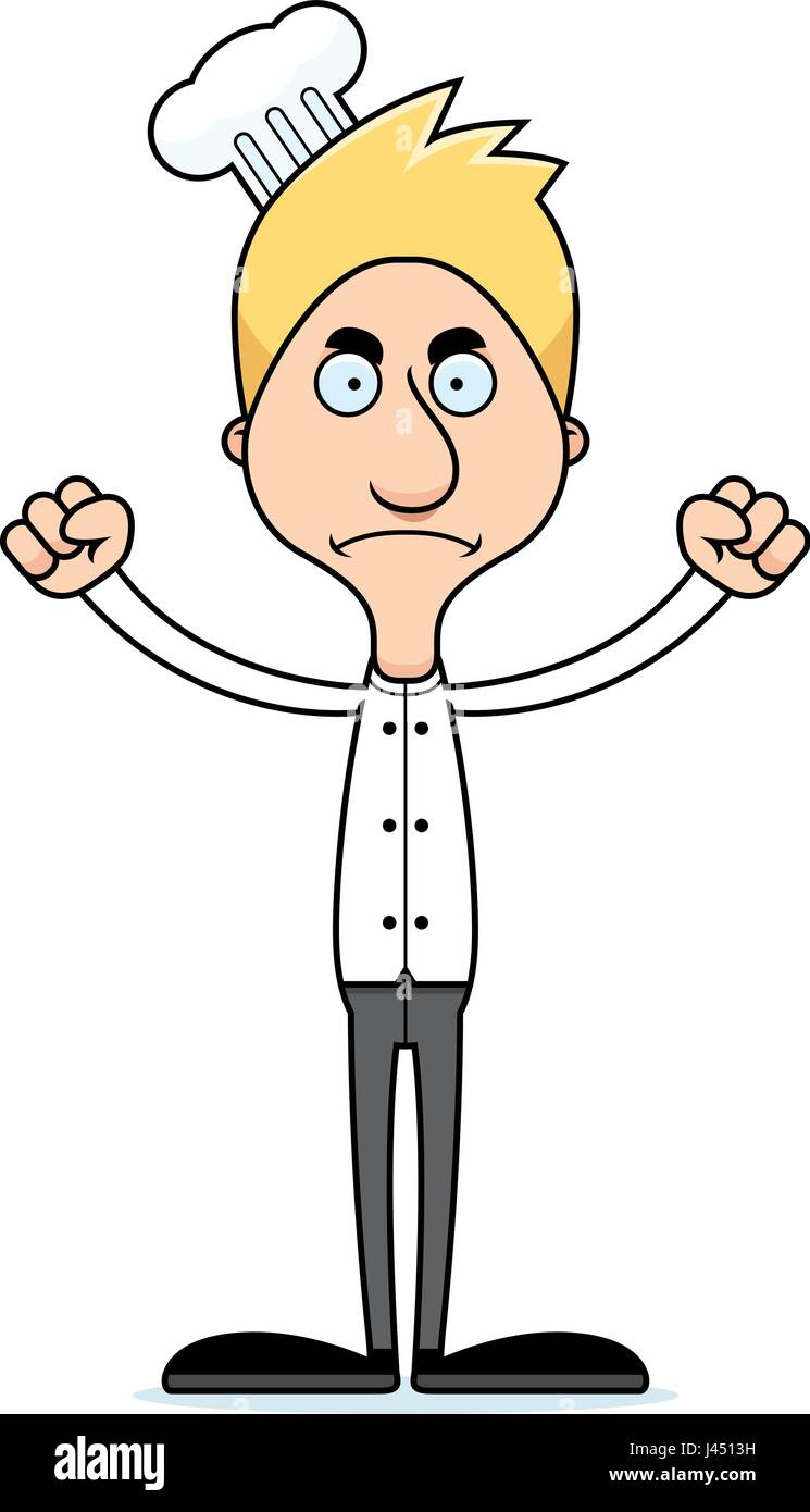 A cartoon chef man looking angry Stock Vector Image & Art - Alamy