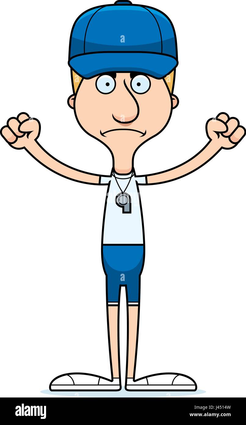 A cartoon coach man looking angry Stock Vector Image & Art - Alamy