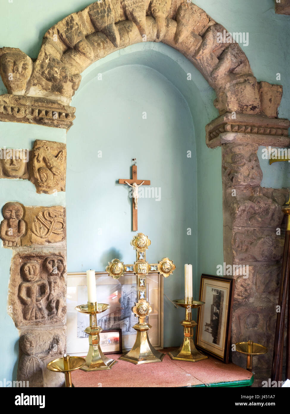 Arch Decorated with Stonework from the Original Church Demolished 1851 ...