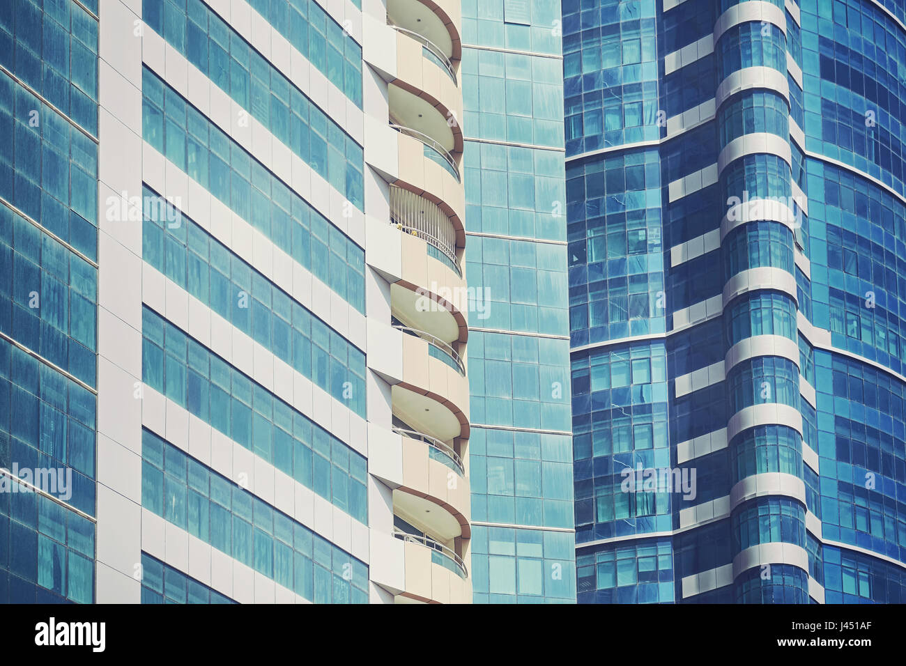 Close up picture of modern building facade, architectural background ...