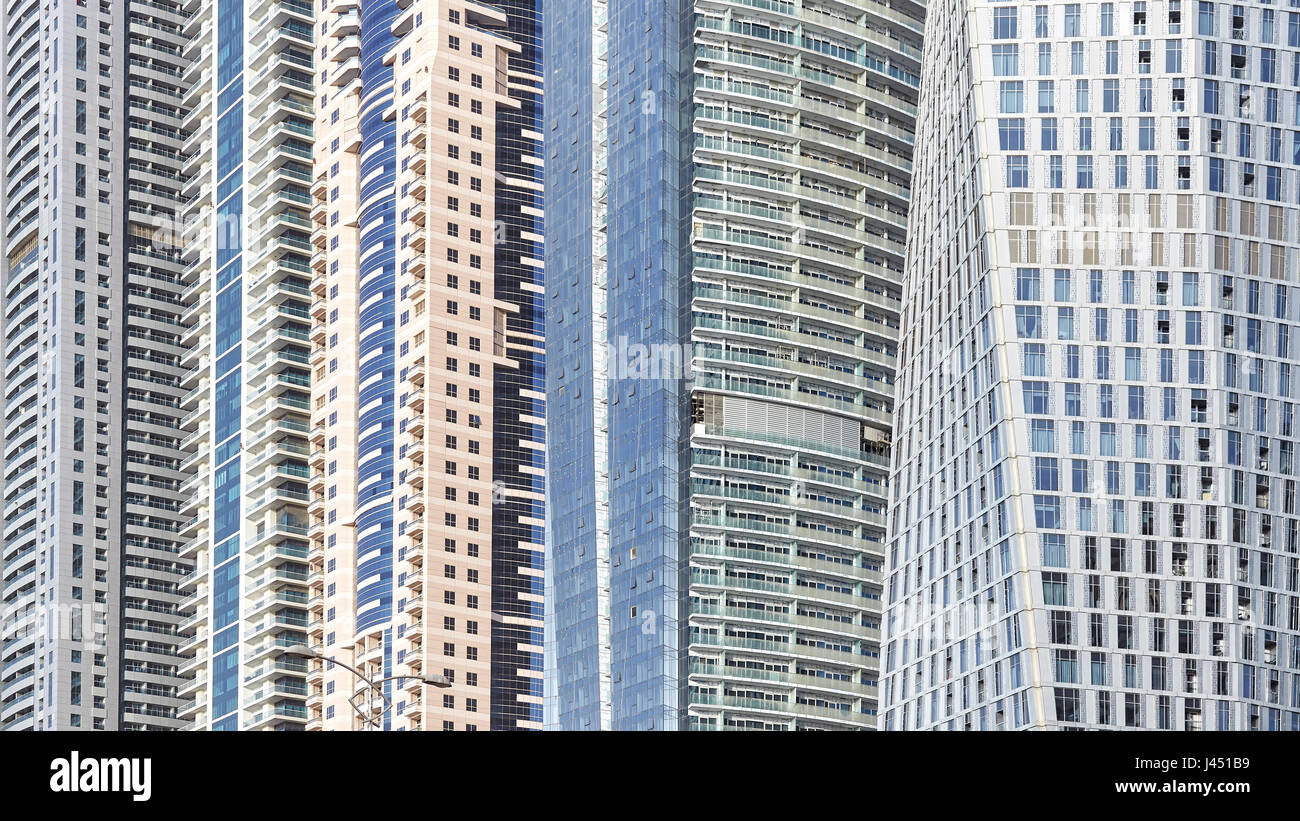 Close up picture of modern buildings facades, abstract architectural ...