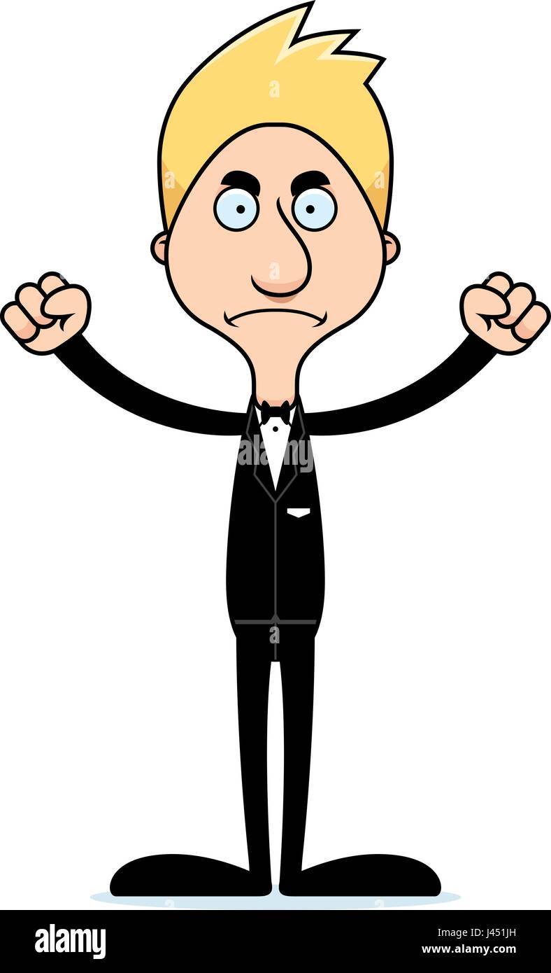 A cartoon groom man looking angry Stock Vector Image & Art - Alamy