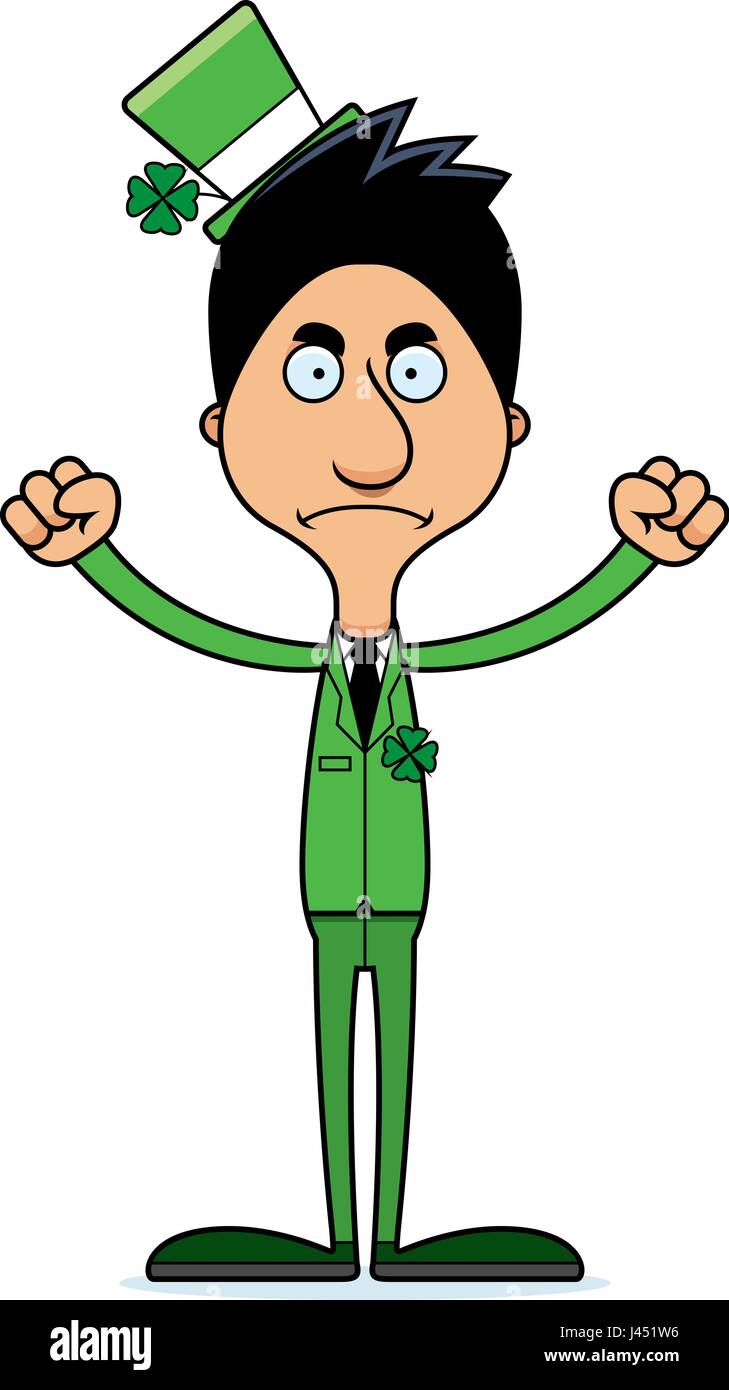 A cartoon Irish man looking angry Stock Vector Image & Art - Alamy