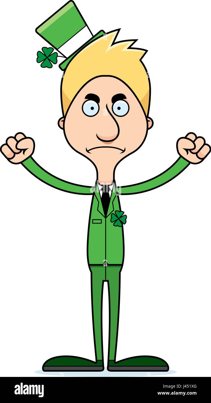 A cartoon Irish man looking angry Stock Vector Image & Art - Alamy