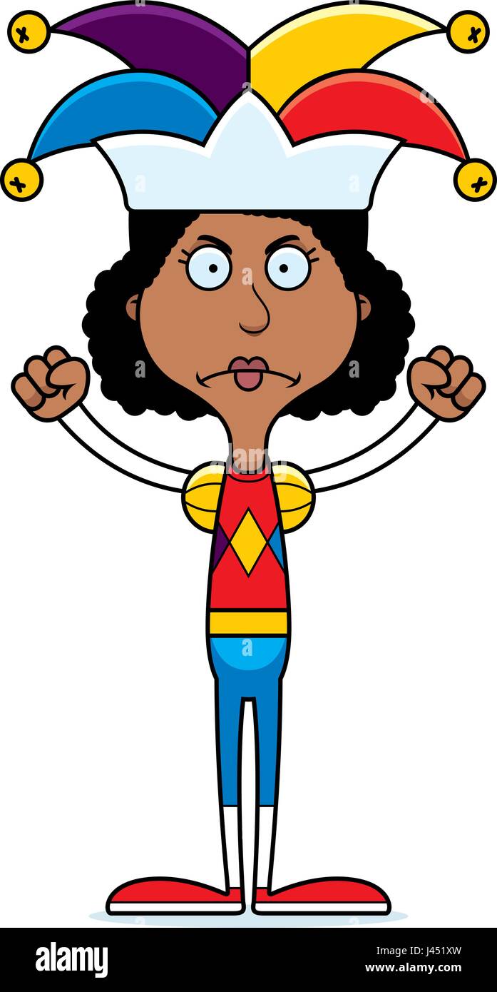 A cartoon jester woman looking angry Stock Vector Image & Art - Alamy