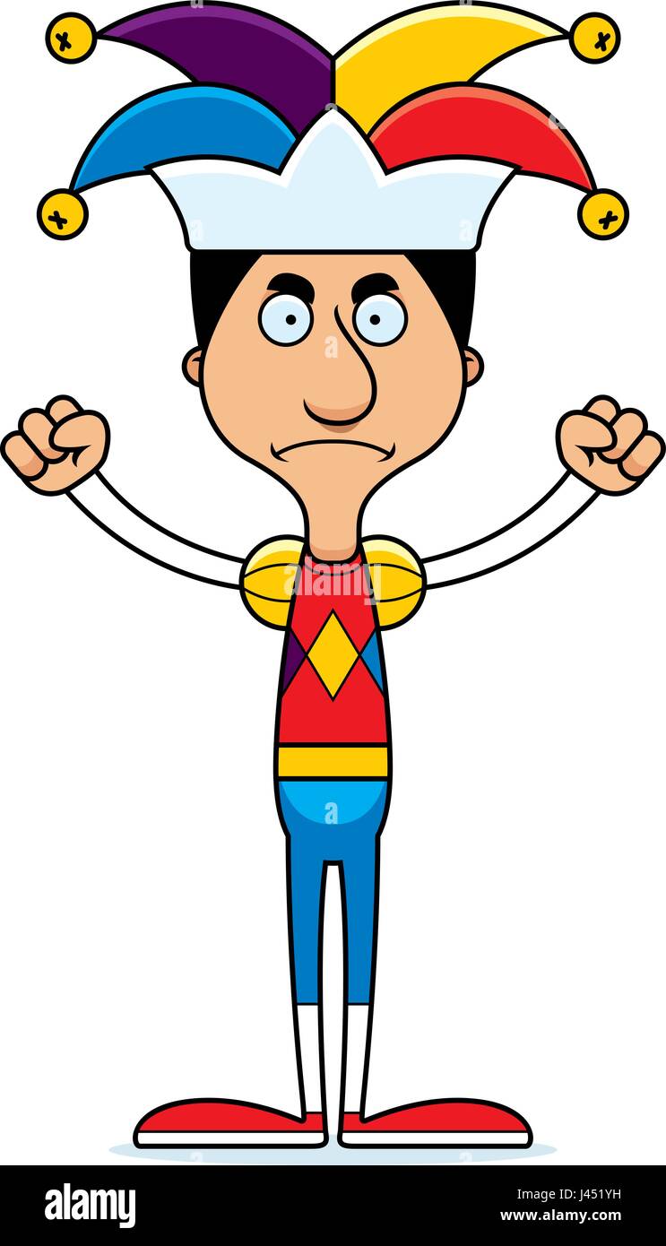 A cartoon jester man looking angry Stock Vector Image & Art - Alamy