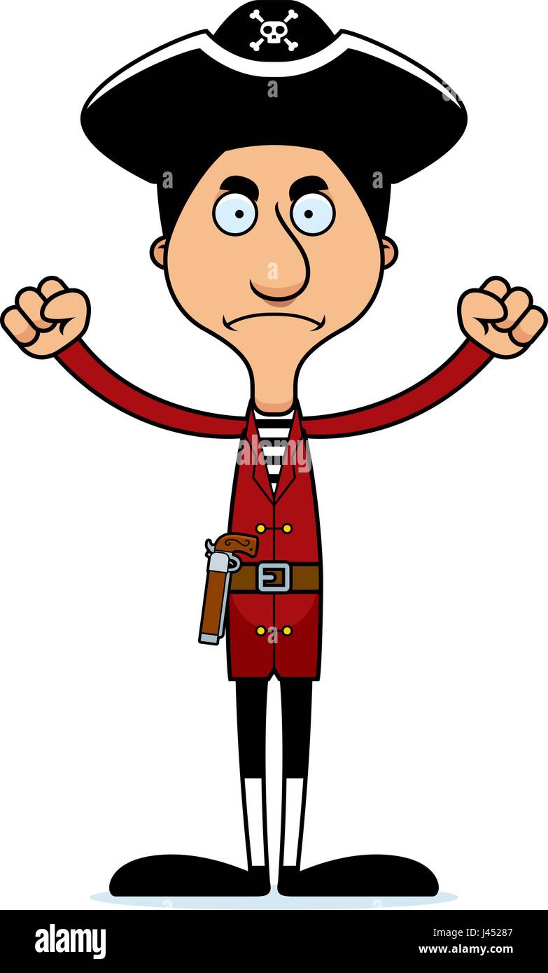 A cartoon pirate man looking angry Stock Vector Image & Art - Alamy