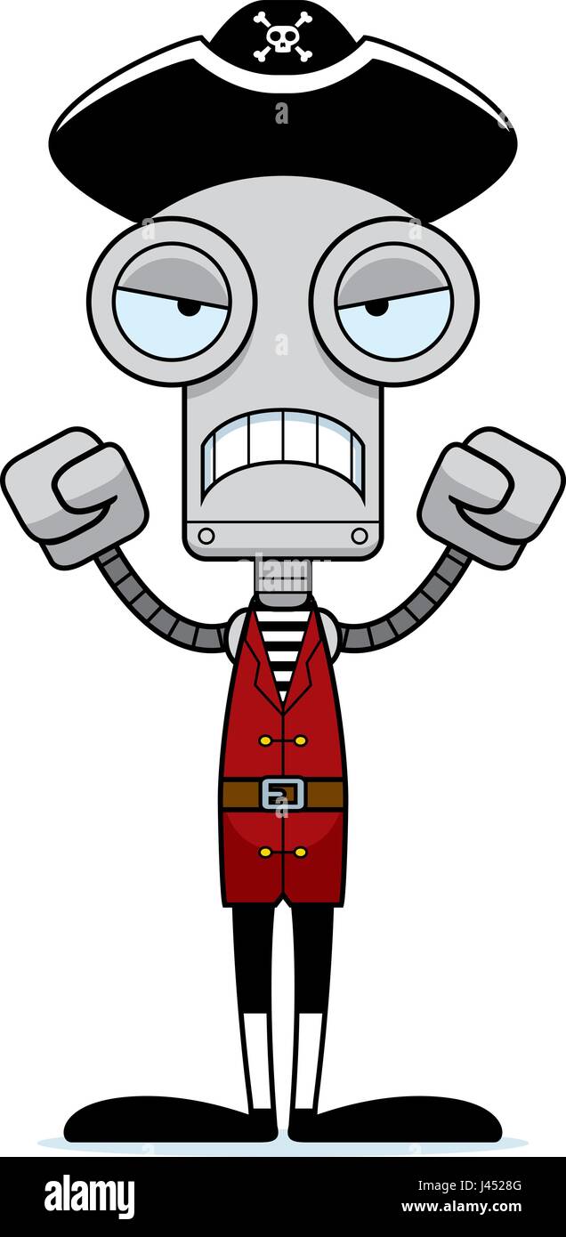 Robot pirate Stock Vector Images - Alamy