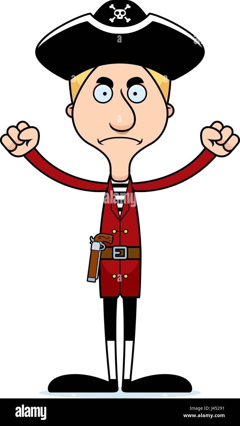 A cartoon pirate man looking angry Stock Vector Image & Art - Alamy