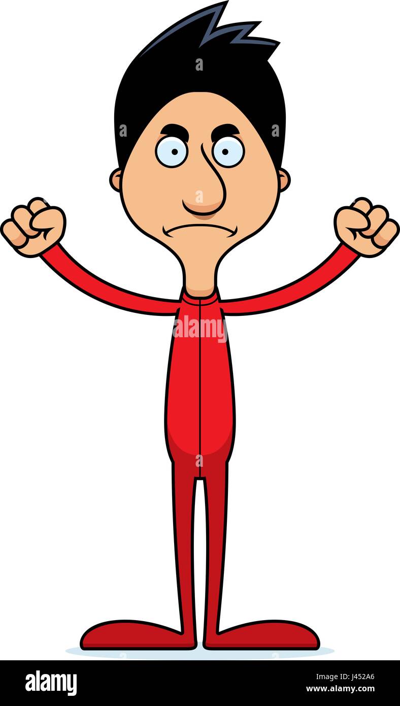A cartoon man looking angry in pajamas Stock Vector Image & Art - Alamy