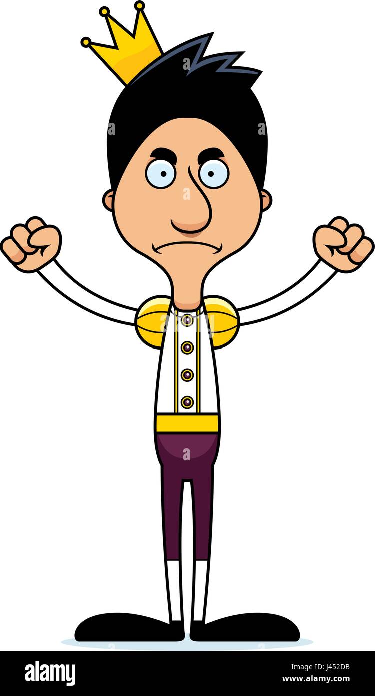 A cartoon prince man looking angry Stock Vector Image & Art - Alamy