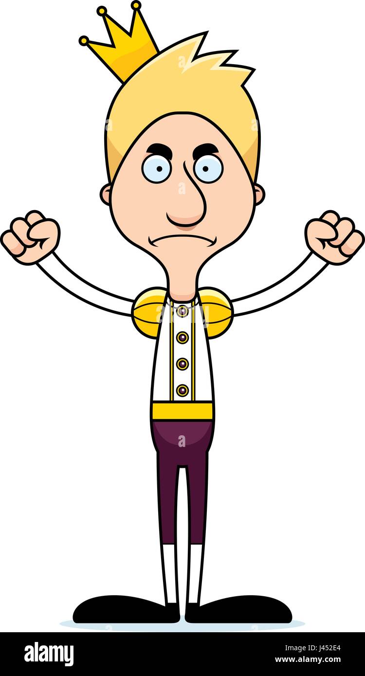 A cartoon prince man looking angry Stock Vector Image & Art - Alamy