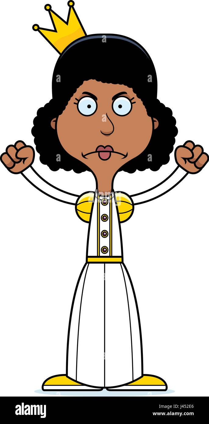 A cartoon princess woman looking angry Stock Vector Image & Art - Alamy