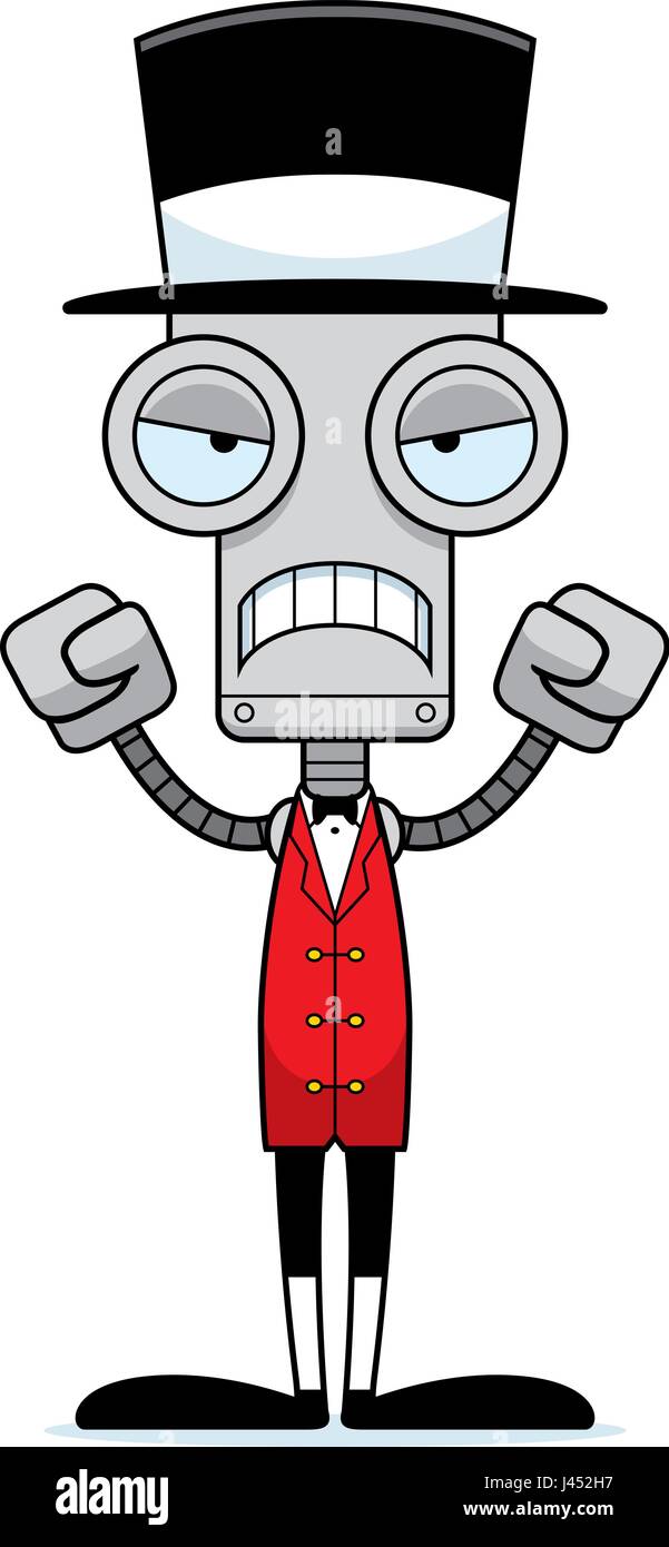 A cartoon ringmaster robot looking angry Stock Vector Image & Art - Alamy