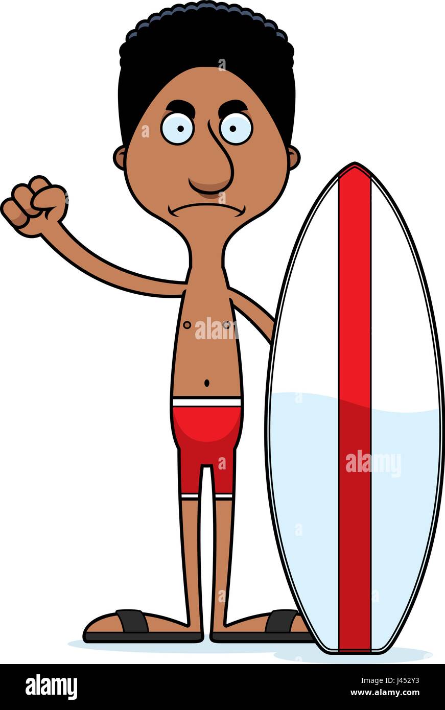 A cartoon surfer man looking angry Stock Vector Image & Art - Alamy
