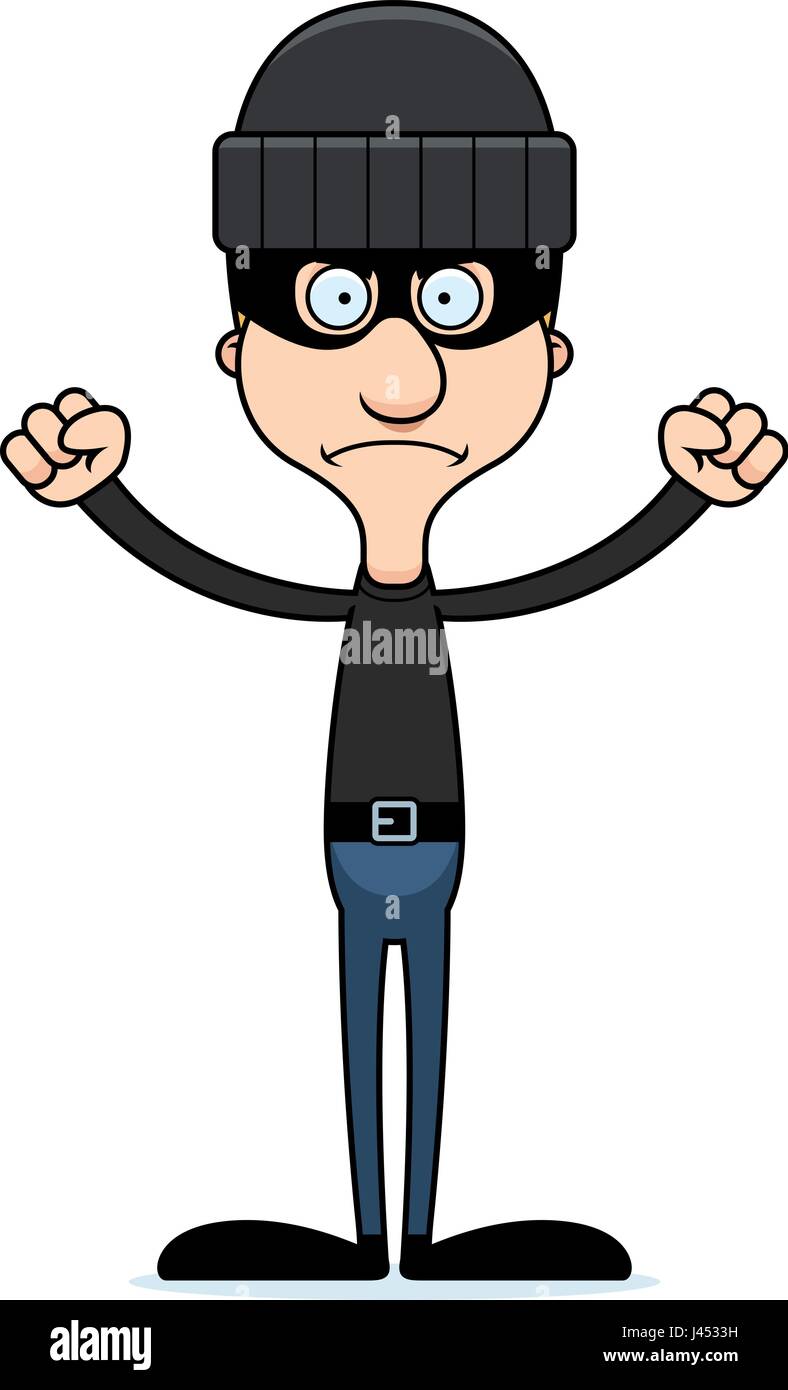 A cartoon thief man looking angry Stock Vector Image & Art - Alamy