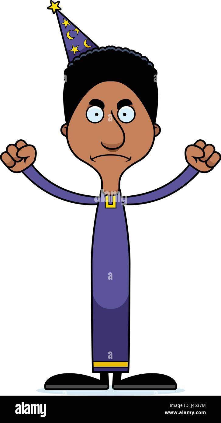 A cartoon wizard man looking angry Stock Vector Image & Art - Alamy