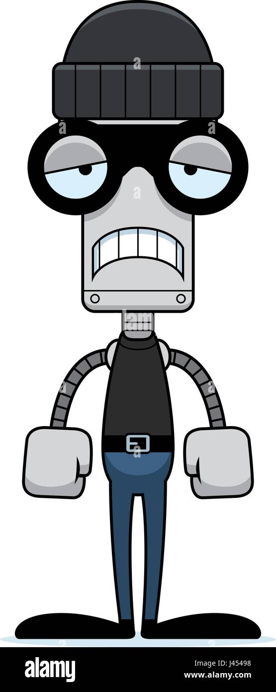 A cartoon thief robot looking sad Stock Vector Image & Art - Alamy A cartoon thief robot looking sad Stock Vector Image & Art - Alamy