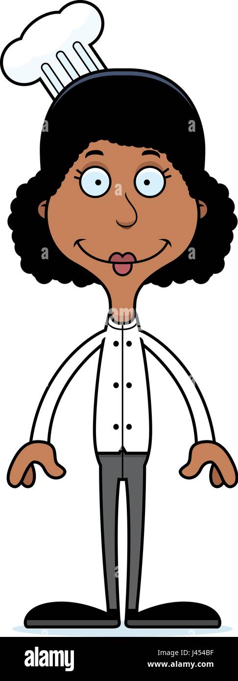 A cartoon chef woman smiling Stock Vector Image & Art - Alamy