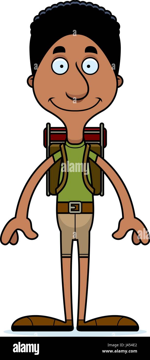 A cartoon hiker man smiling Stock Vector Image & Art - Alamy
