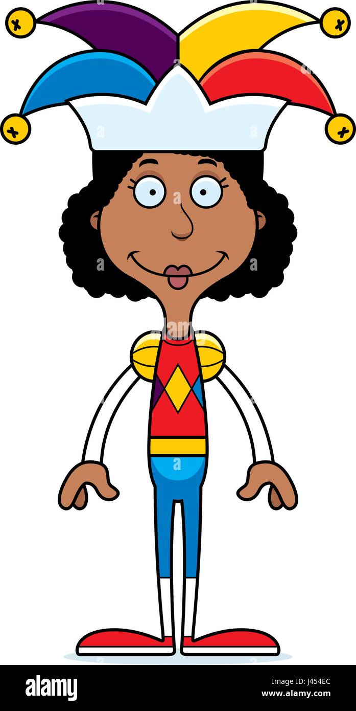 A cartoon jester woman smiling Stock Vector Image & Art - Alamy