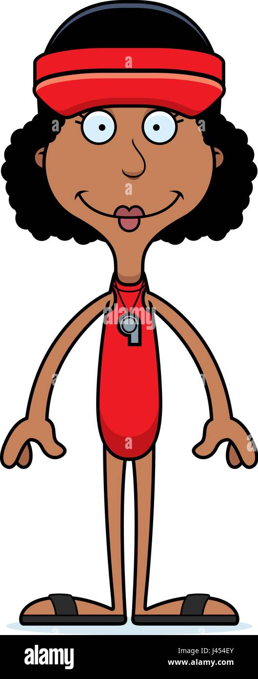 A cartoon lifeguard woman smiling Stock Vector Image & Art - Alamy