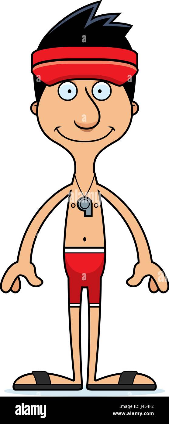 A cartoon lifeguard man smiling Stock Vector Image & Art - Alamy