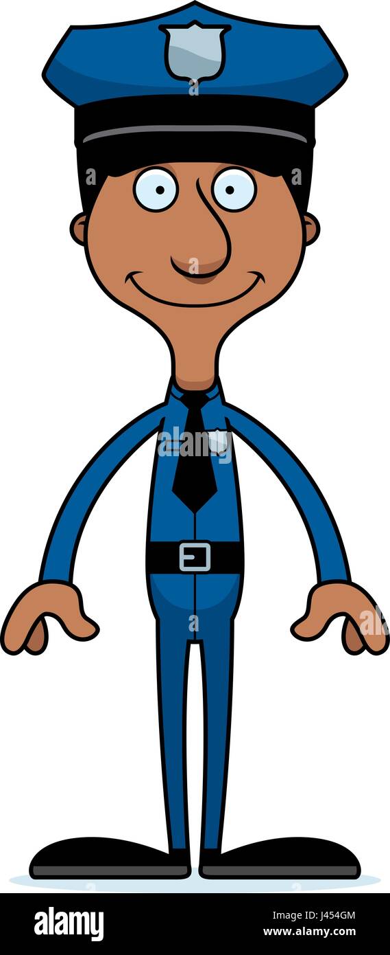 A cartoon police officer man smiling Stock Vector Image & Art - Alamy