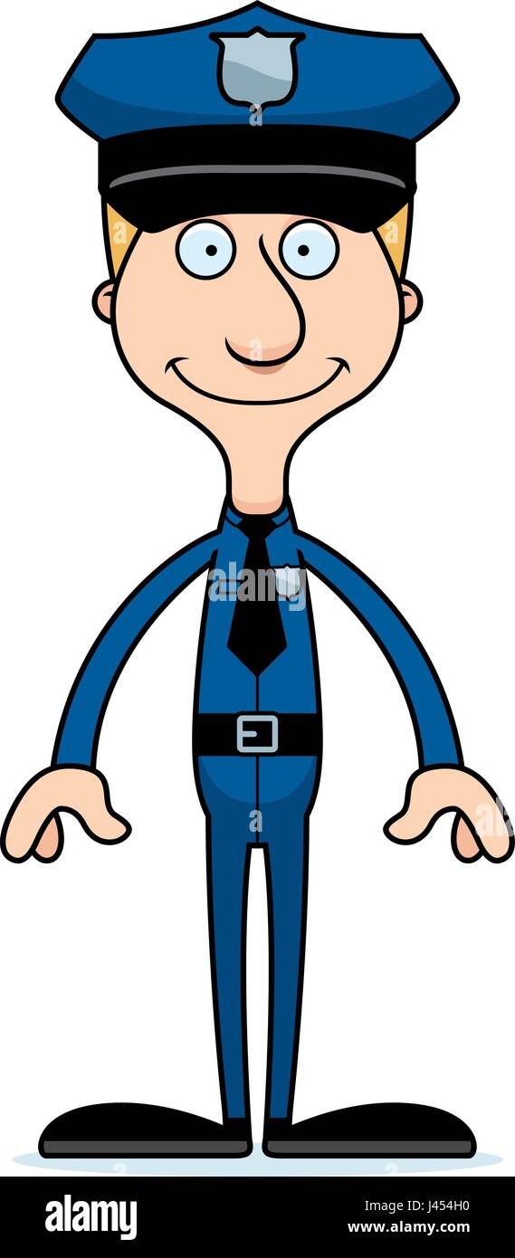 A cartoon police officer man smiling Stock Vector Image & Art - Alamy