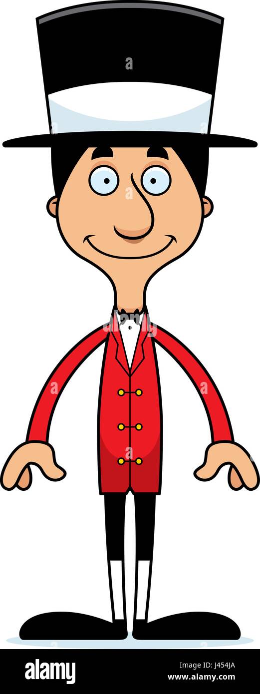 A cartoon ringmaster man smiling Stock Vector Image & Art - Alamy