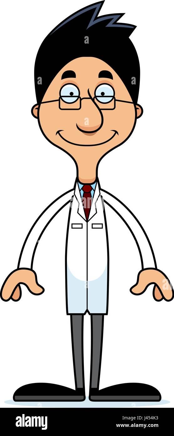 A cartoon scientist man smiling Stock Vector Image & Art - Alamy