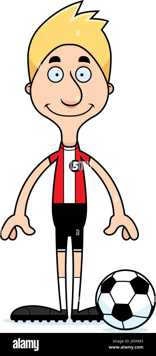 A cartoon soccer player man smiling Stock Vector Image & Art - Alamy