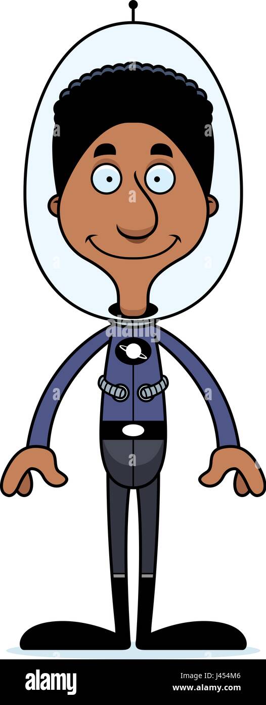 A cartoon spaceman man smiling Stock Vector Image & Art - Alamy