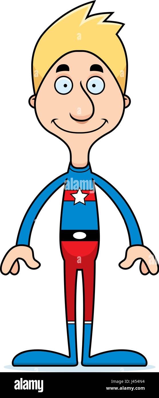 A cartoon superhero man smiling Stock Vector Image & Art - Alamy