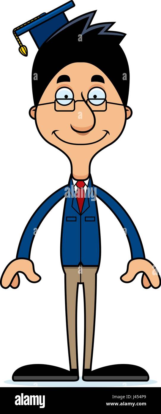 A cartoon teacher man smiling Stock Vector Image & Art - Alamy