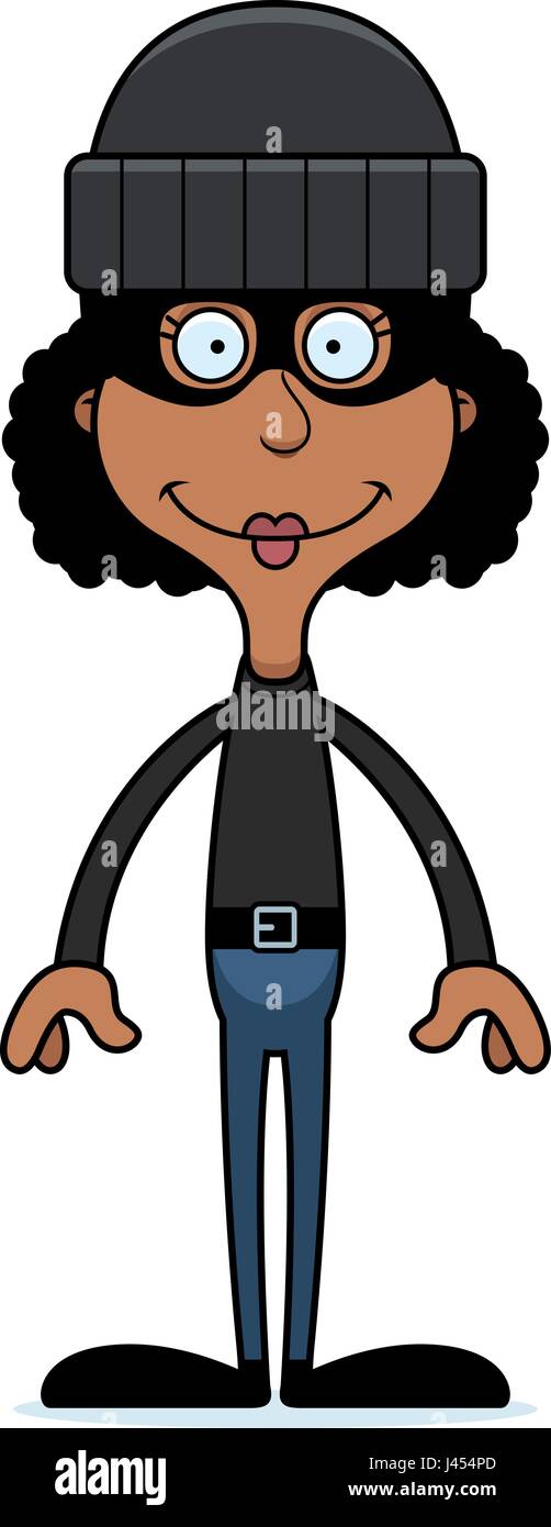 A cartoon thief woman smiling Stock Vector Image & Art - Alamy