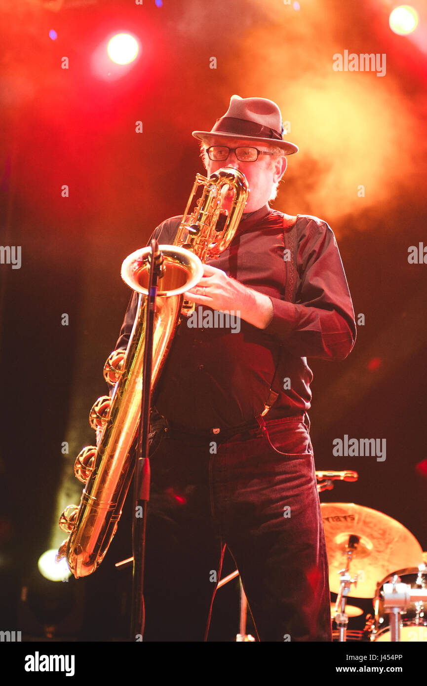 July 1, 2013: The Tower Of Power jazz band performing live on stage at ...