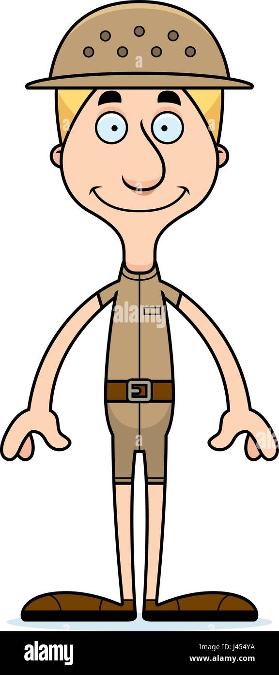 A cartoon zookeeper man smiling Stock Vector Image & Art - Alamy