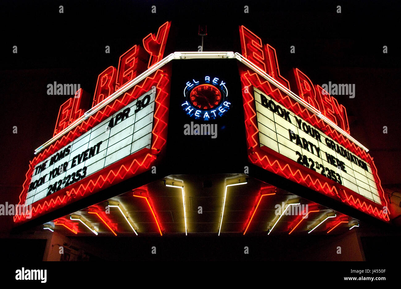 El Rey Theater Stock Photo - Alamy