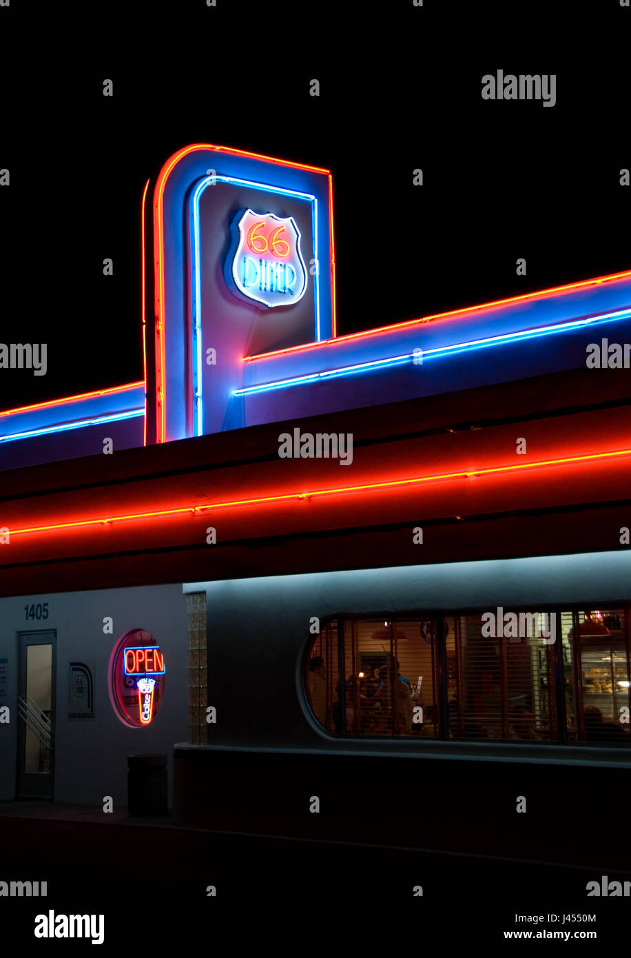 66 diner hi-res stock photography and images - Alamy
