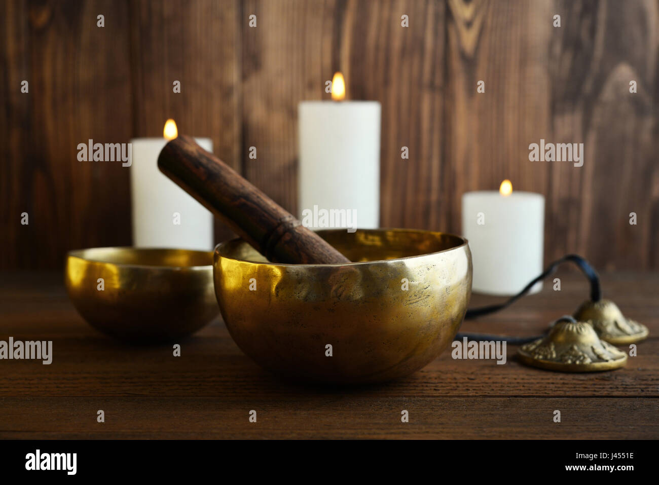 Tibetan handcrafted singing bowls hi-res stock photography and images ...