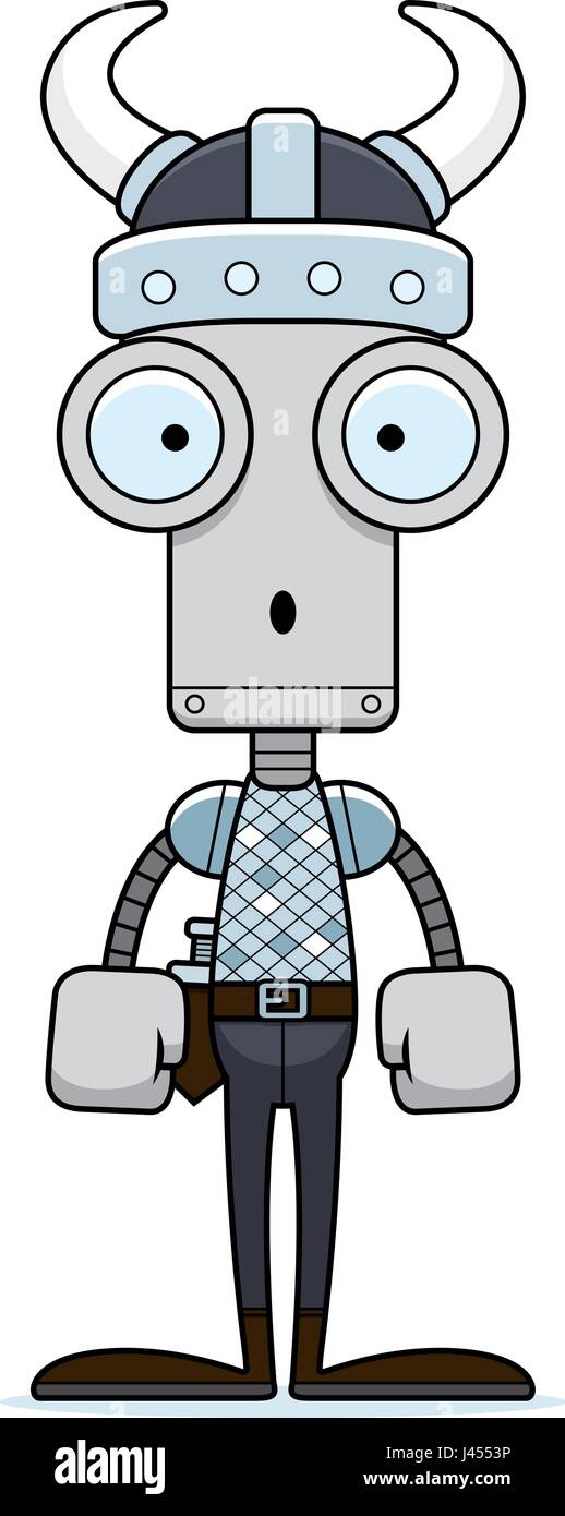 A cartoon Viking robot looking surprised Stock Vector Image & Art - Alamy