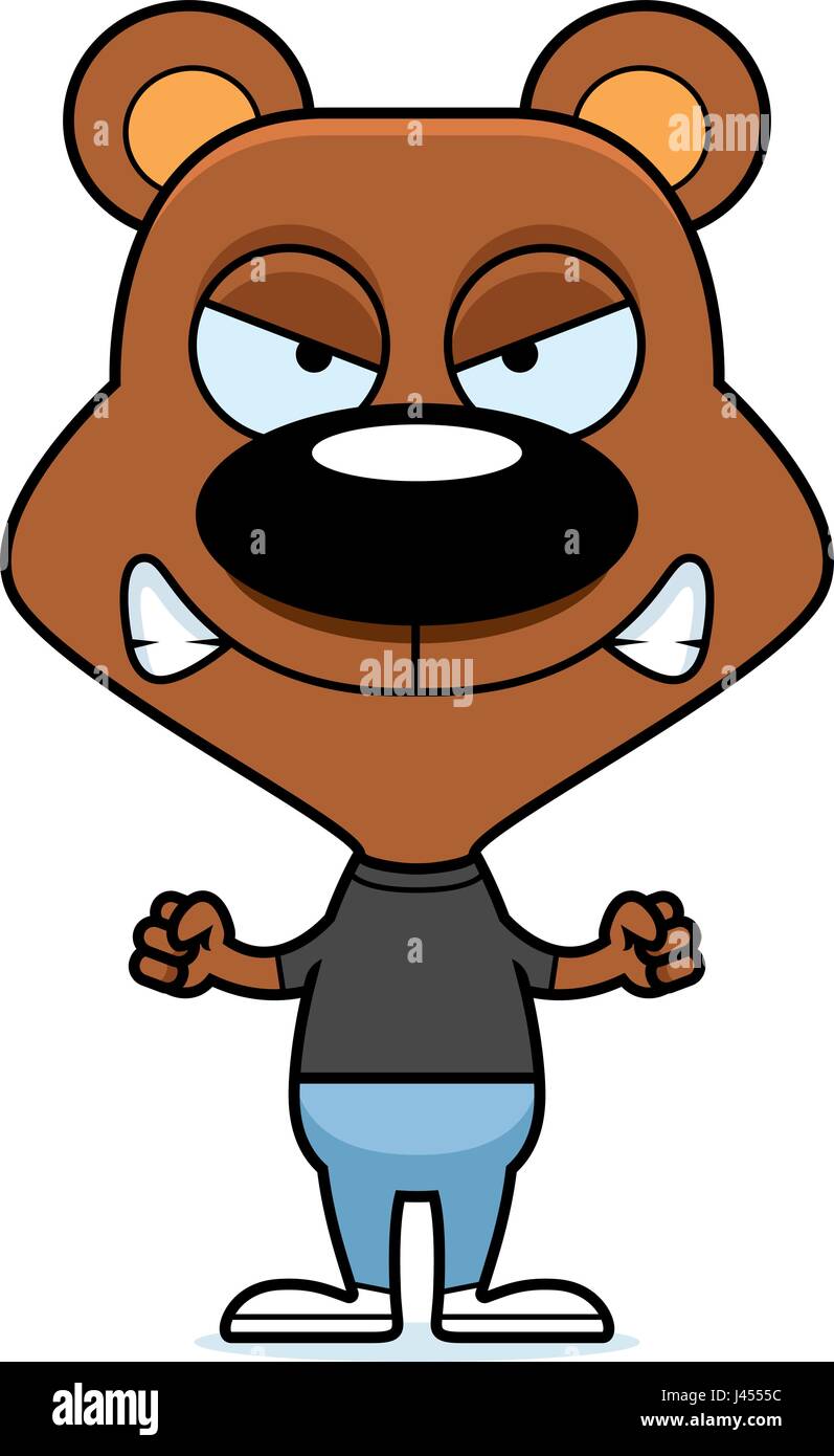 A cartoon bear looking angry Stock Vector Image & Art - Alamy