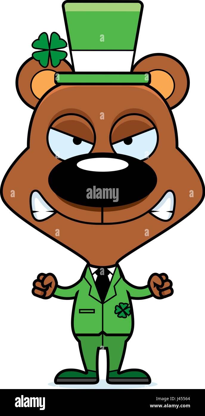 A cartoon Irish bear looking angry Stock Vector Image & Art - Alamy